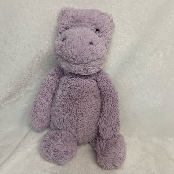 Jellycat | Toys | Jellycat Bashful Hippo 2 Plush Purple Hippopotamus Lovey Stuffed Animal Toy ...